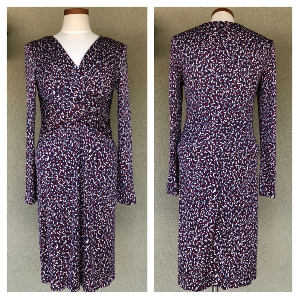 Tory Burch Silk Interlock Twist Dress - Gem